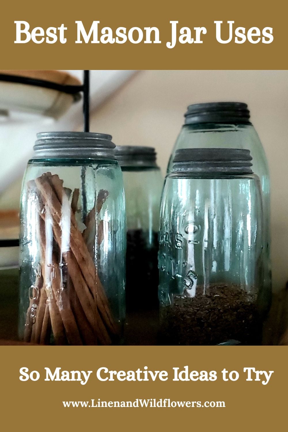 Best Mason Jar Uses: So Many Creative Ideas to Try · Linen & Wildflowers