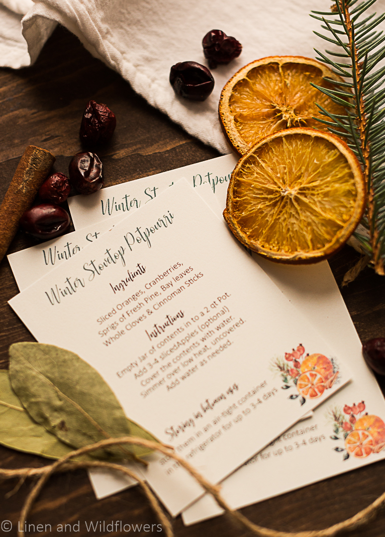 Winter Simmer Pot · Linen & Wildflowers