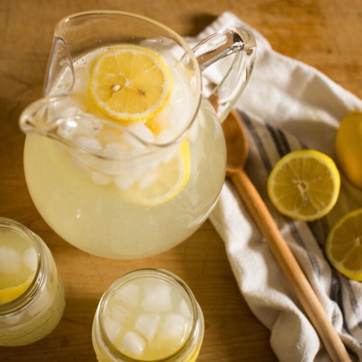 How to Make Southern Sweet Homemade Lemonade · Linen & Wildflowers