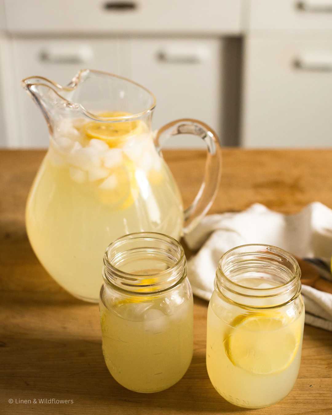 How to Make Southern Sweet Homemade Lemonade · Linen & Wildflowers