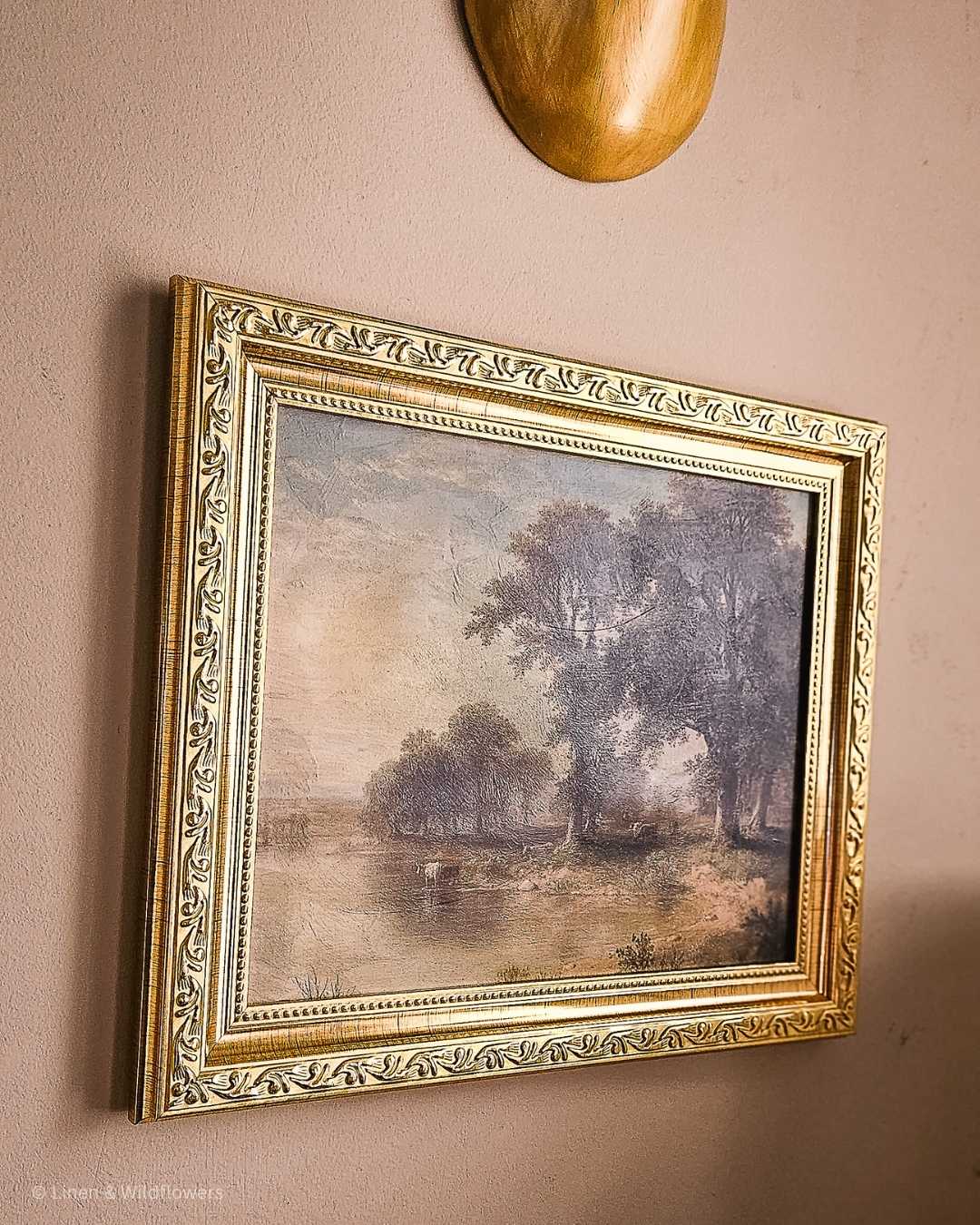How to Turn a Print into a Faux Authentic Oil Painting · Linen ...