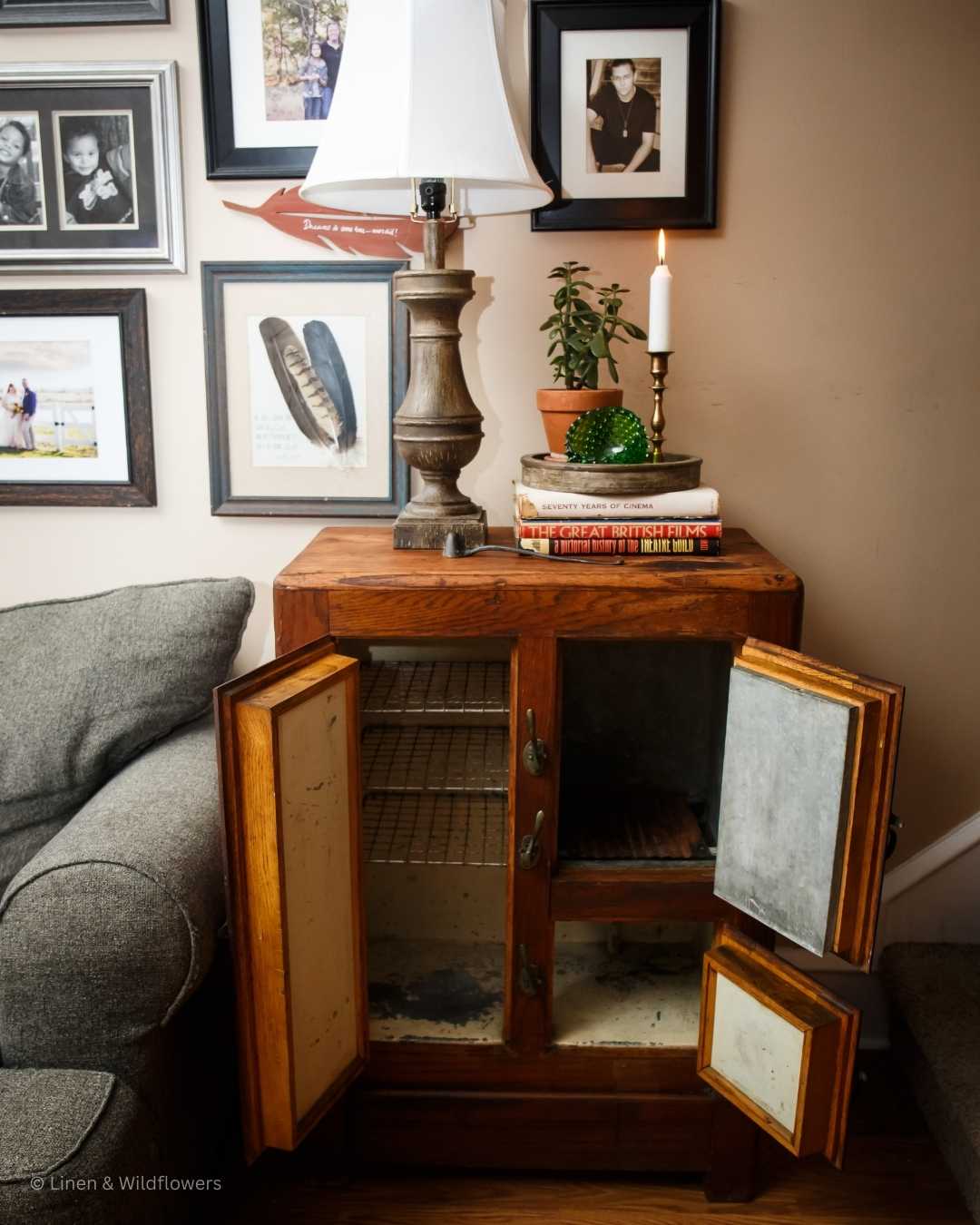 Antique Victorian Refrigerator (a.k.a Icebox) · Linen & Wildflowers