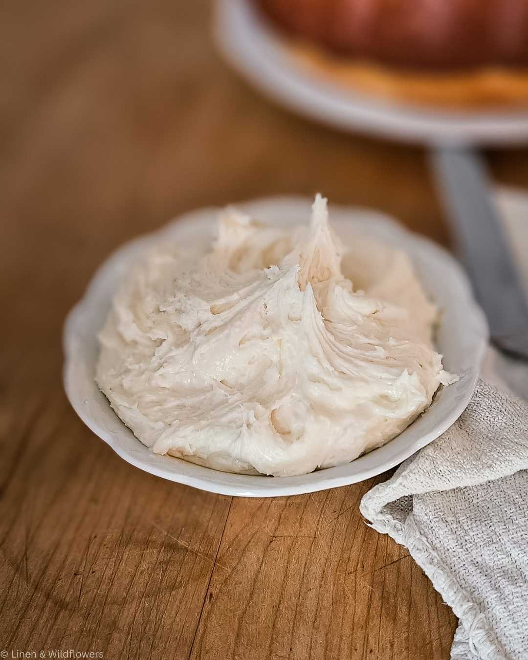 The Best Homemade Buttermilk Frosting Recipe · Linen & Wildflowers