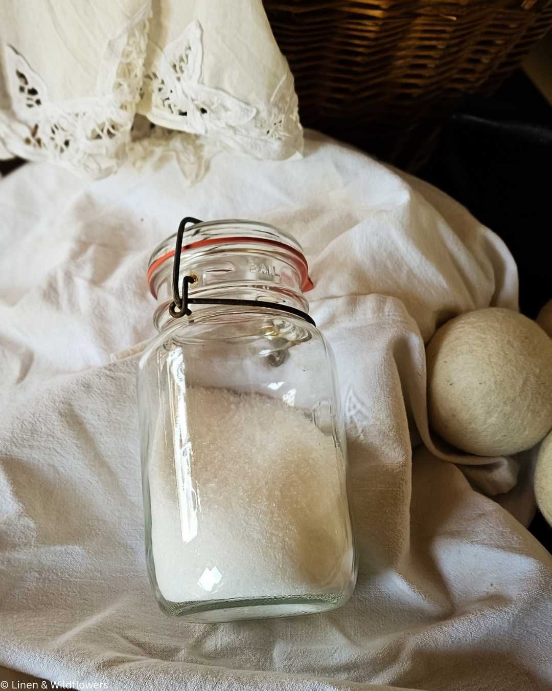 DIY Fabric Softener Beads Recipe · Linen & Wildflowers