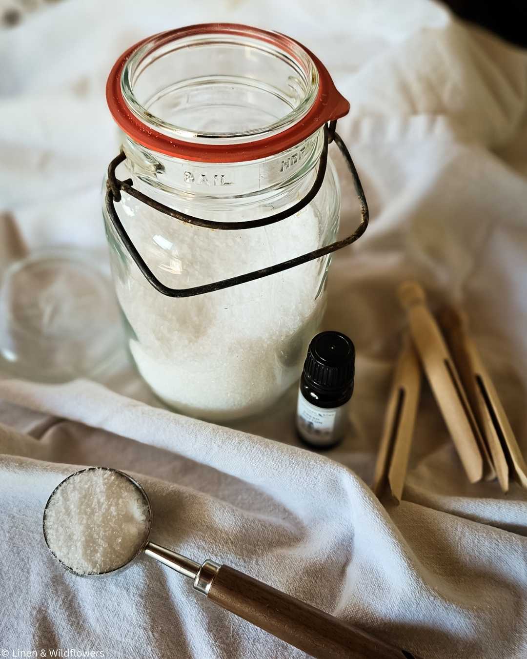 DIY Fabric Softener Beads Recipe · Linen & Wildflowers