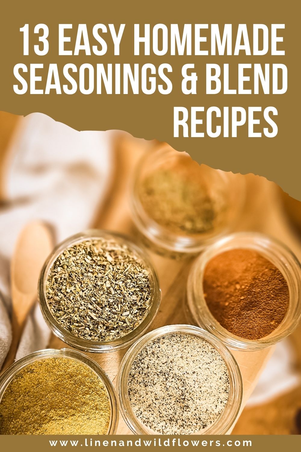 13 Easy Homemade Seasonings and Blend Recipes · Linen & Wildflowers