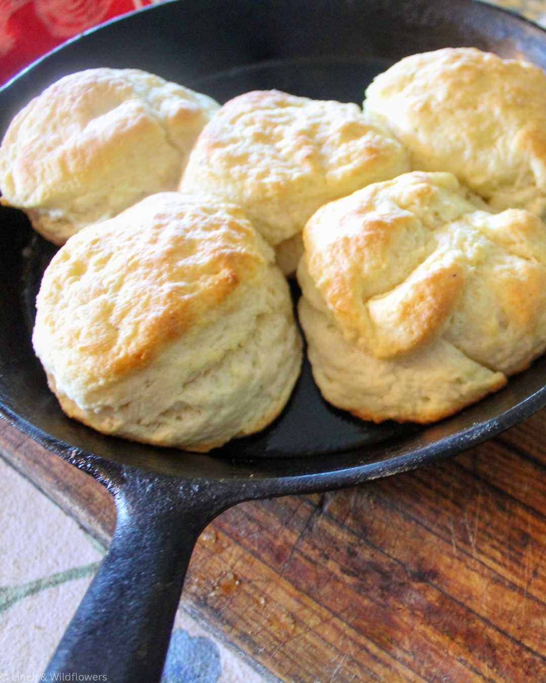 Easy Homemade Fluffy Baking Powder Biscuits Recipe · Linen & Wildflowers