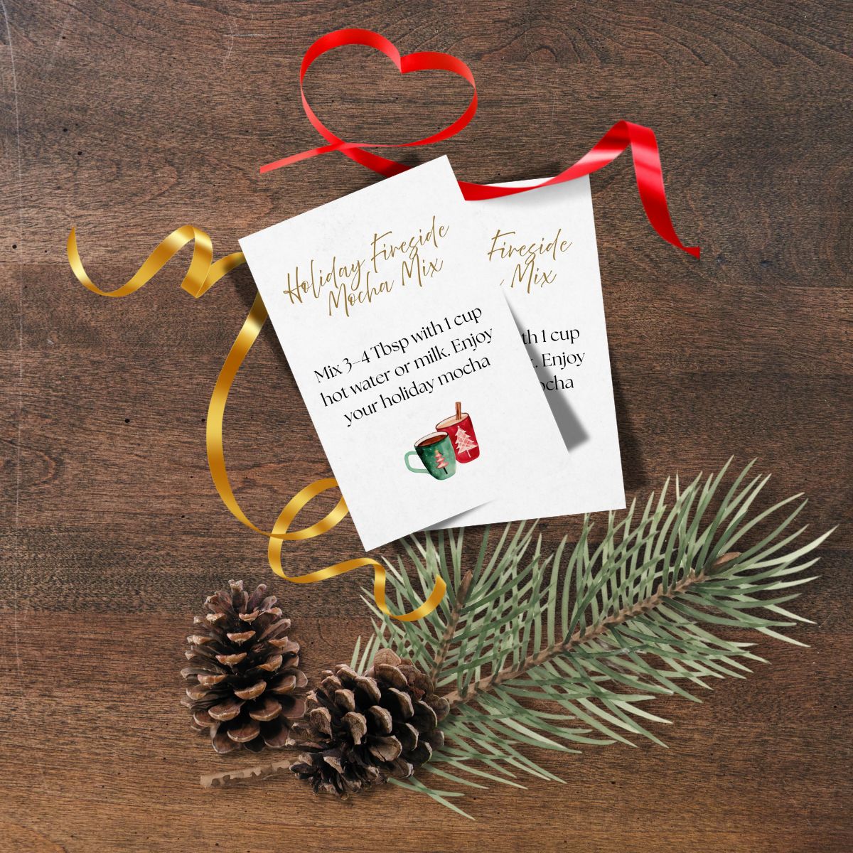 Easy Holiday Fireside Mocha Mix Recipe (Perfect for DIY Gifts) · Linen ...