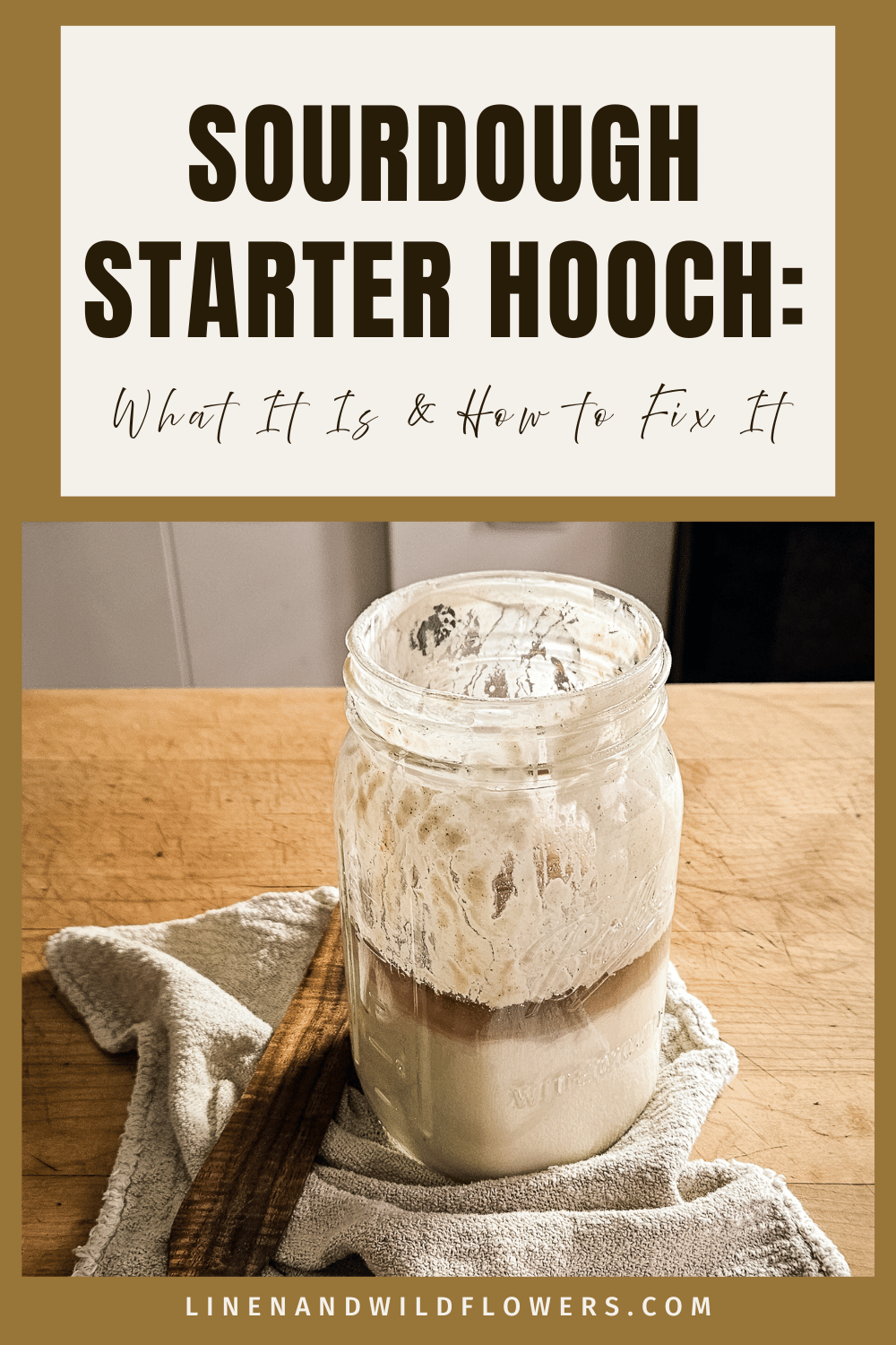 Sourdough Starter Hooch: What It Is and How to Fix It · Linen & Wildflowers