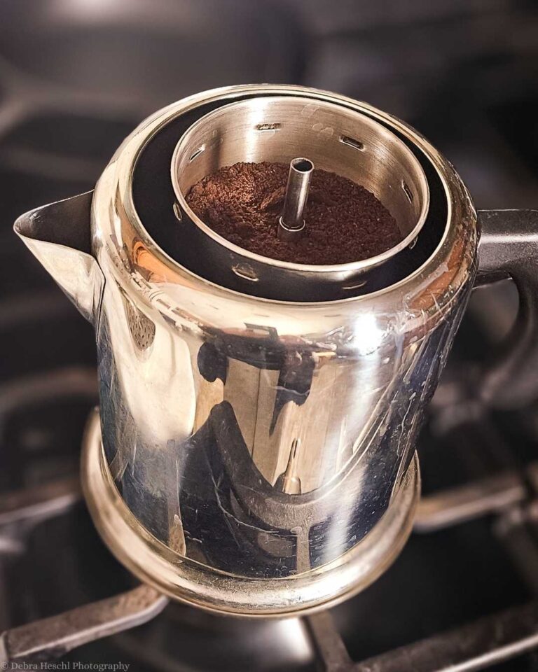 How to use a Stovetop Percolator · Linen & Wildflowers
